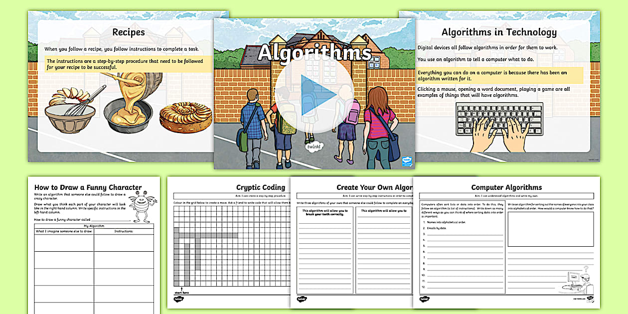Algorithms Resource Pack (teacher made) - Twinkl