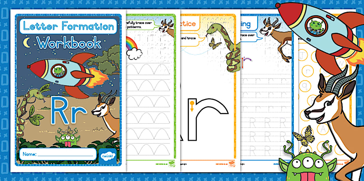 Grades 1 English -Handwriting -Booklet::Letter Formation Rr