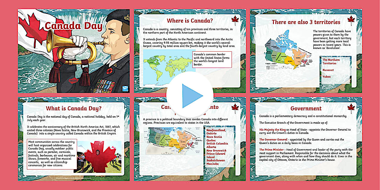 Canada Day PowerPoint - Canada Day Resources (teacher made)