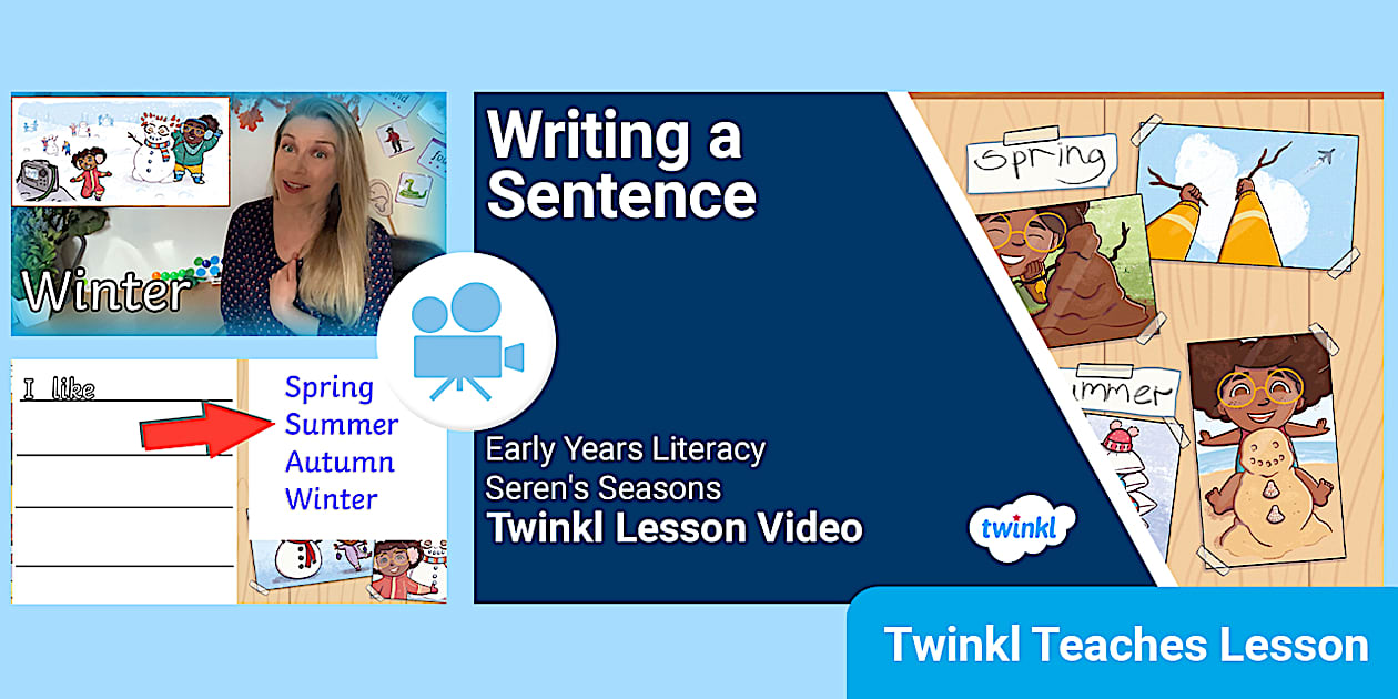 Seren's Seasons Writing Activity | EYFS Video Lessons