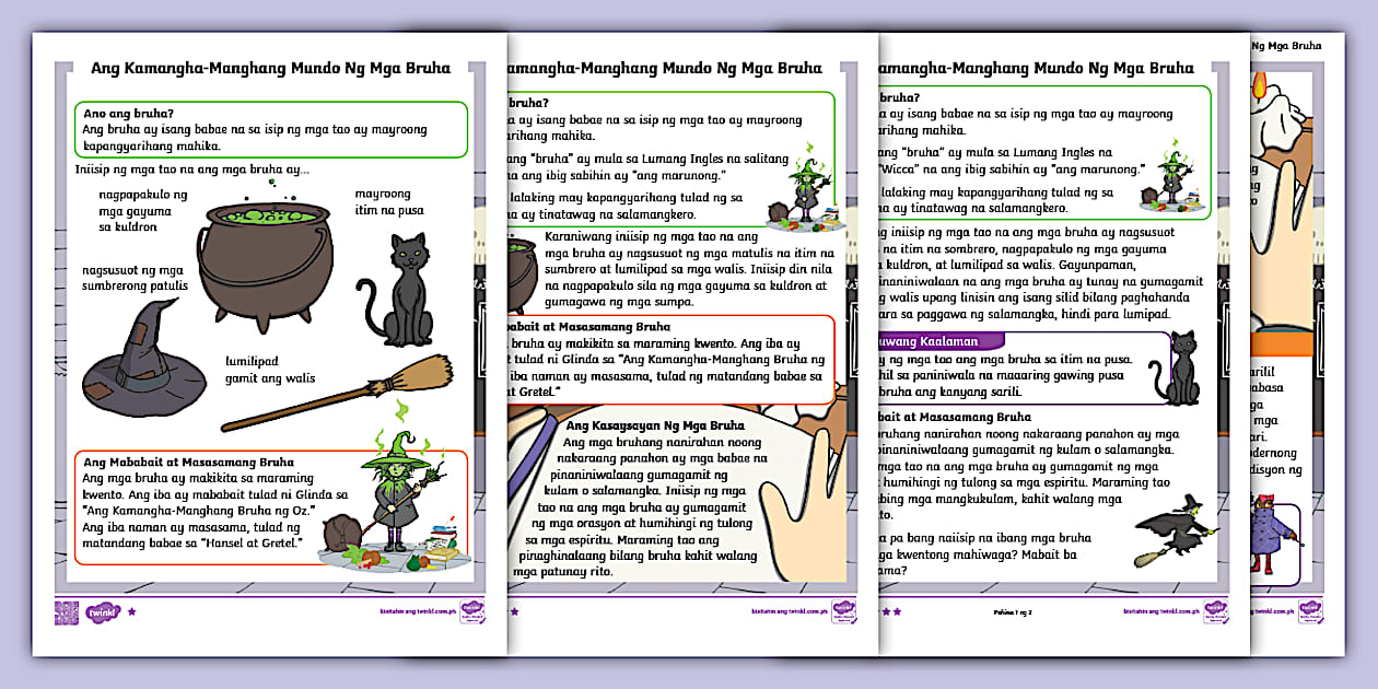 Ang Mahiwagang Kaguluhan: Ang Kamangha-Manghang Mundo Ng Mga Bruha (Mga