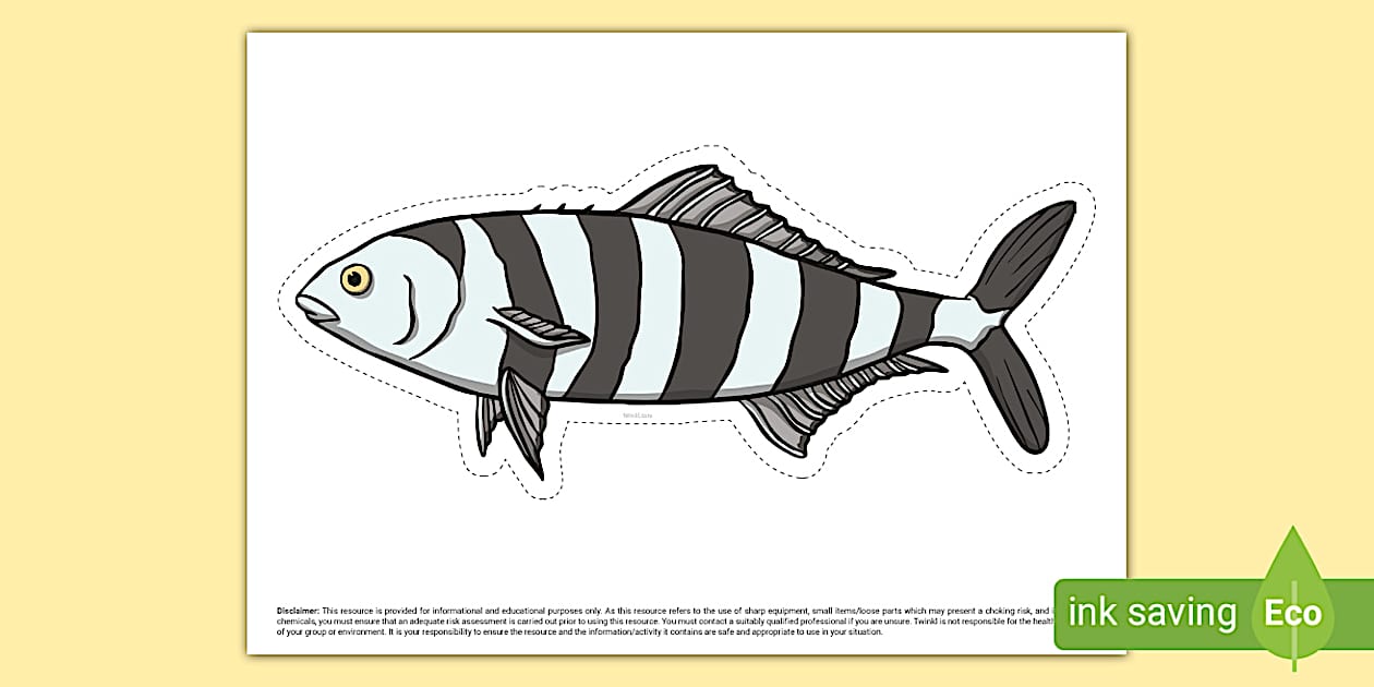 Pilot Fish Cut-Out (teacher made) - Twinkl