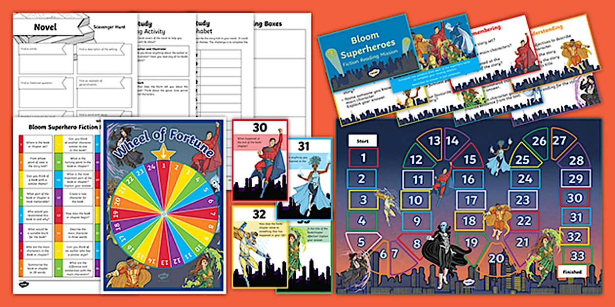 Second Level Reading Activities for Any Novel Home Learning Pack