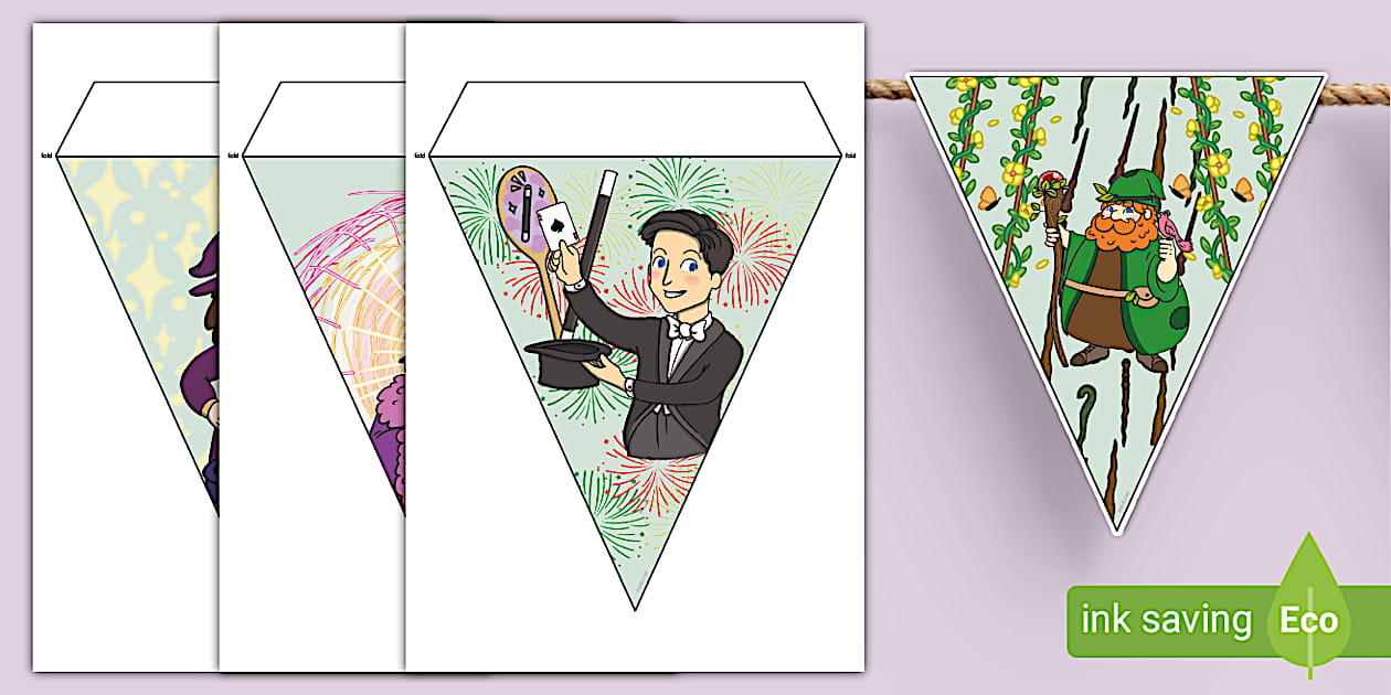 Magic-Themed Bunting (teacher made) - Twinkl