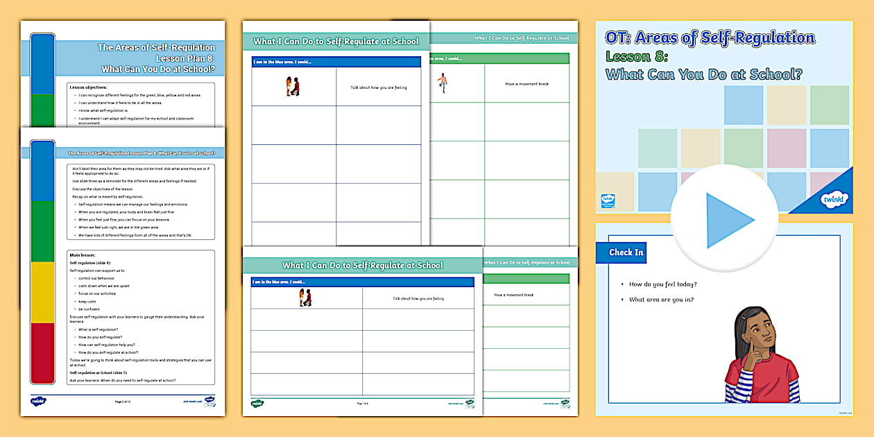 OT: KS2 Areas of Self-Regulation Lesson Plans: 8. What Can You Do at ...