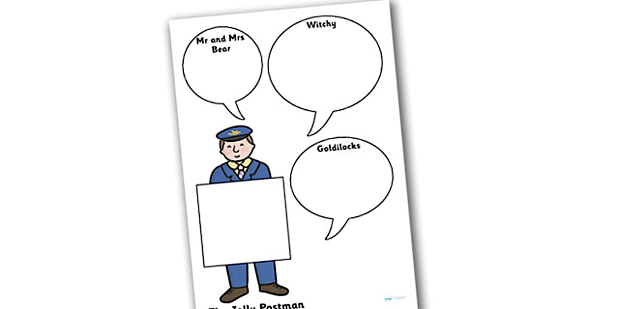 Role on the Wall Worksheet / Worksheet to Support Teaching on The Jolly