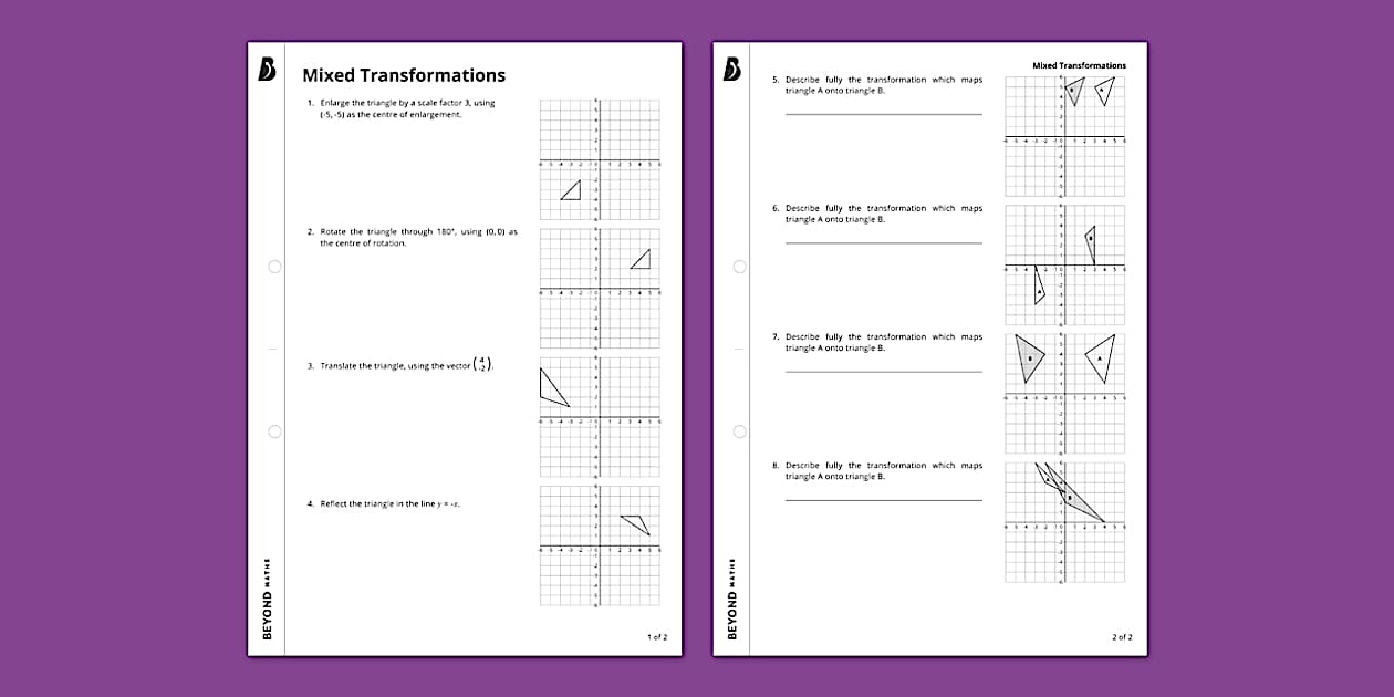 👉 Mixed Transformations (teacher made) - Twinkl