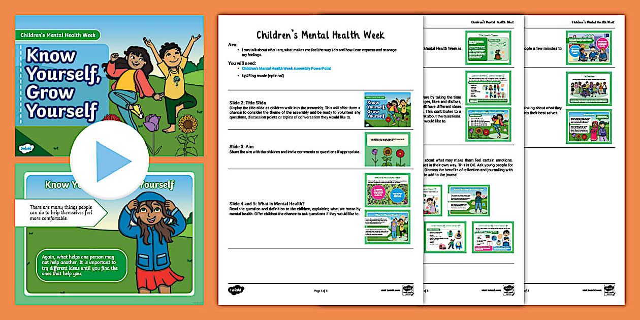 Children's Mental Health Week Assembly Pack | 2025 | KS1