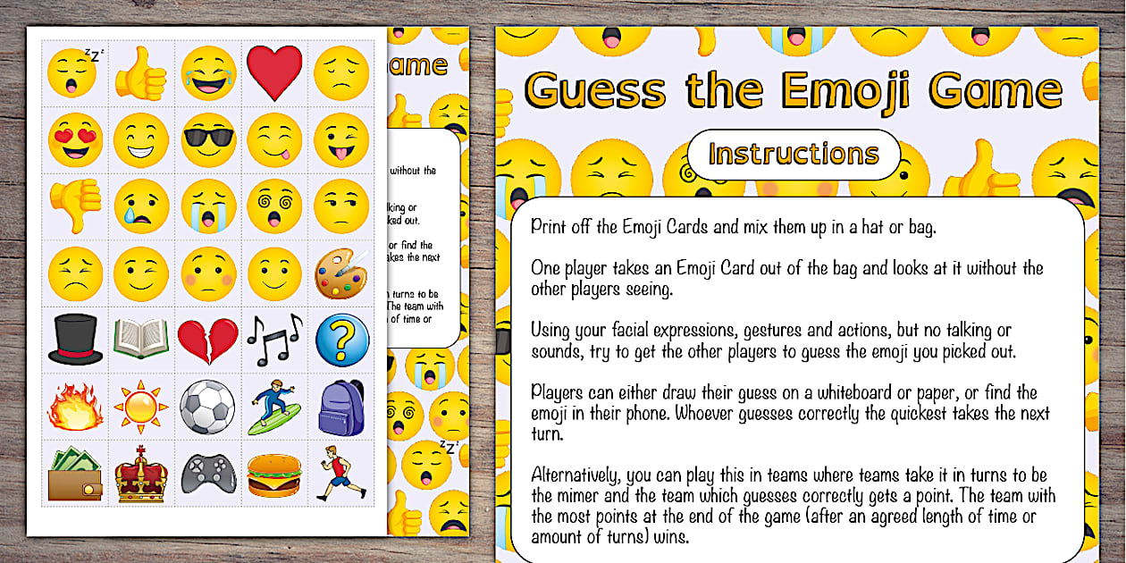 😊 Guess the Emoji Charades Game | Twinkl Party | Games