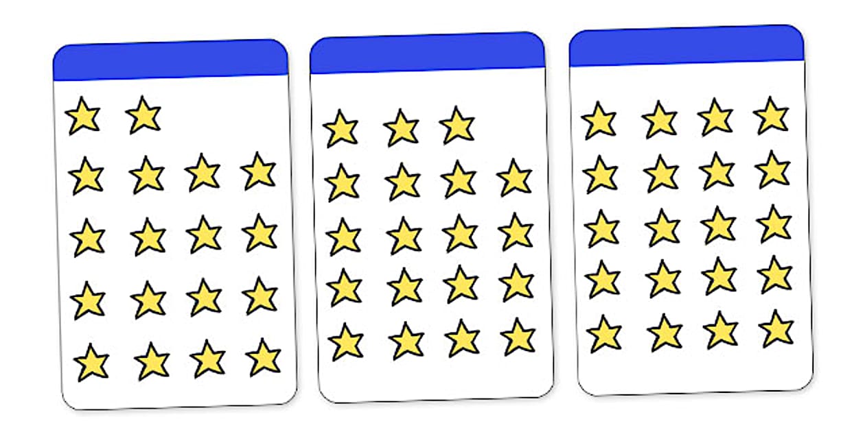 Count the Stars Activity Cards (1-20) (teacher made)