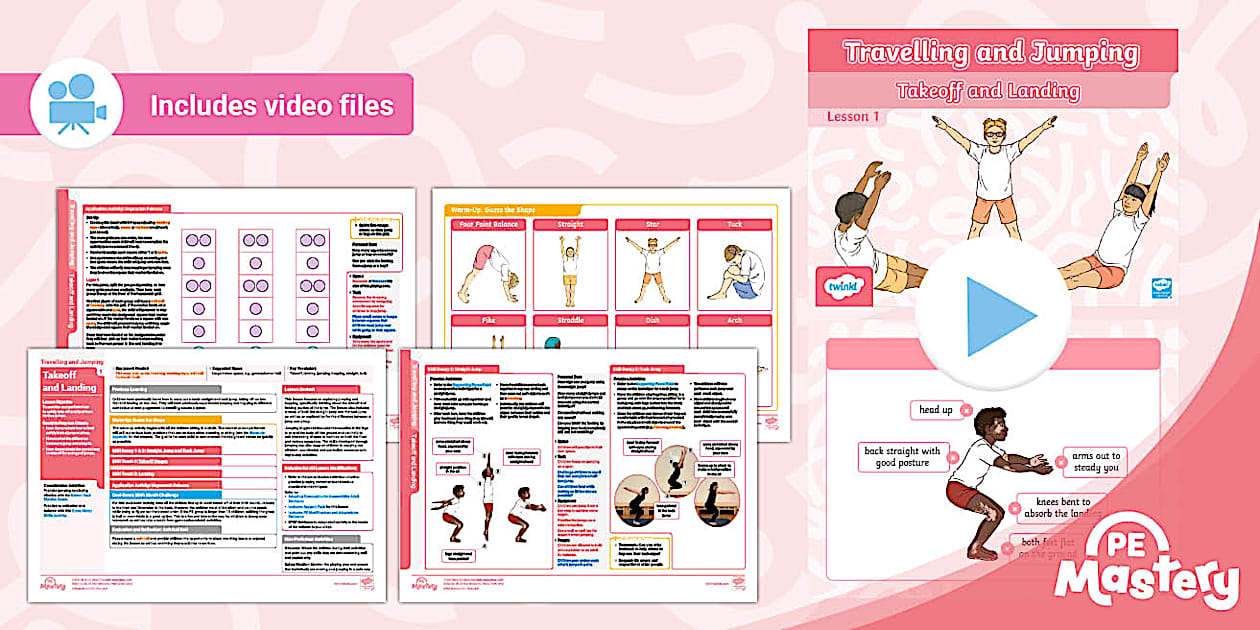 Travelling and Jumping Lesson Pack: Takeoff and Landing