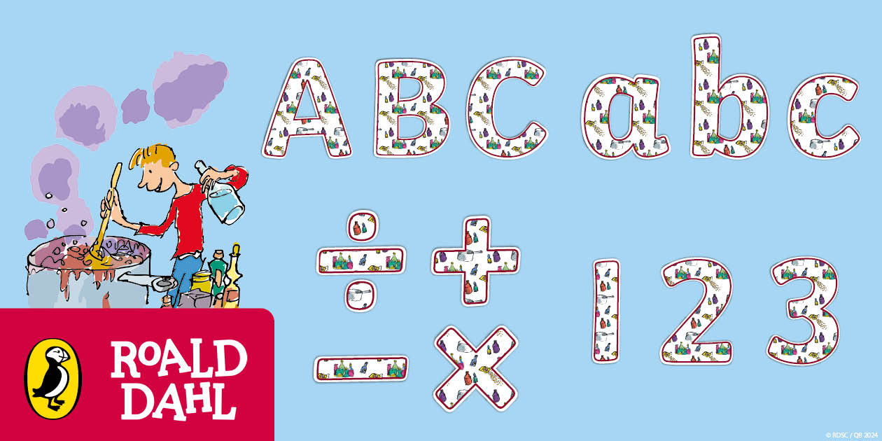 FREE! - George's Marvellous Medicine: Display Lettering