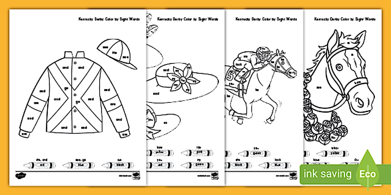 Kentucky Derby Sight Word | ELA | Kindergarten | Twinkl USA