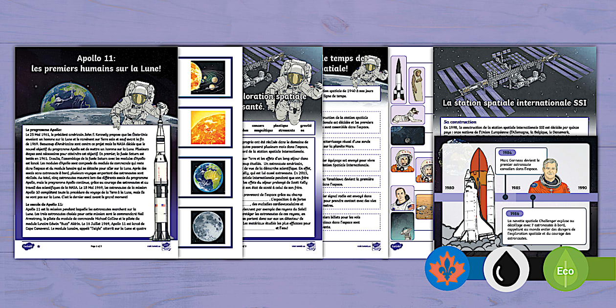 Astronomy Intermediate Activity Pack French