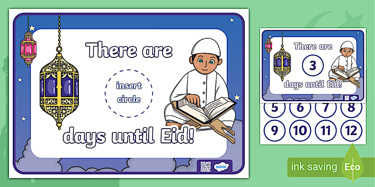 Ramadan Countdown - Countdown to Eid Al-Fitr - Twinkl