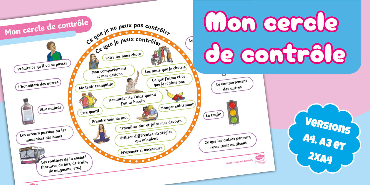 Affiche - Mon cercle de contrôle