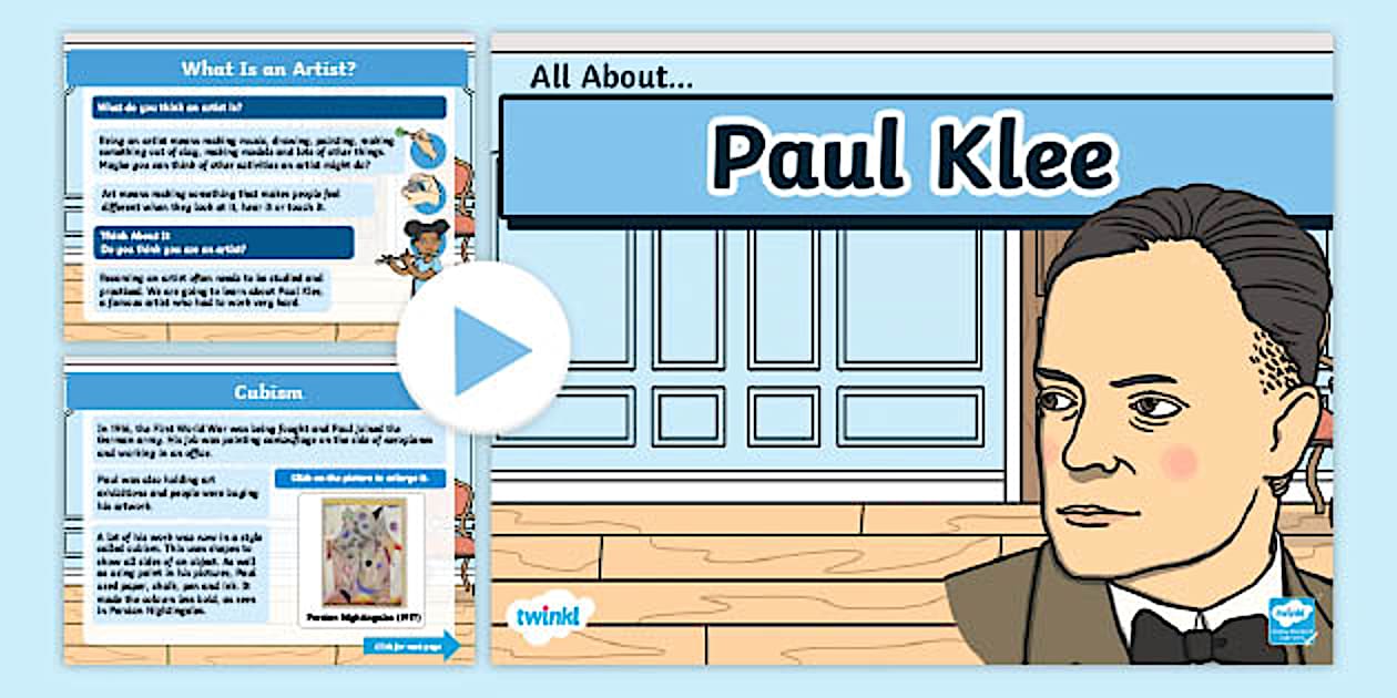 All about Paul Klee for Kids PowerPoint | Art History PPT