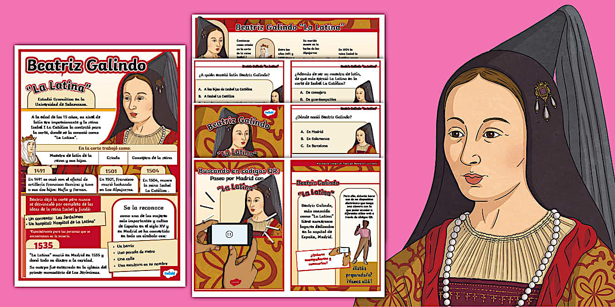 Pack de recursos: Beatriz Galindo 'La Latina' - Mujeres formidables de cada