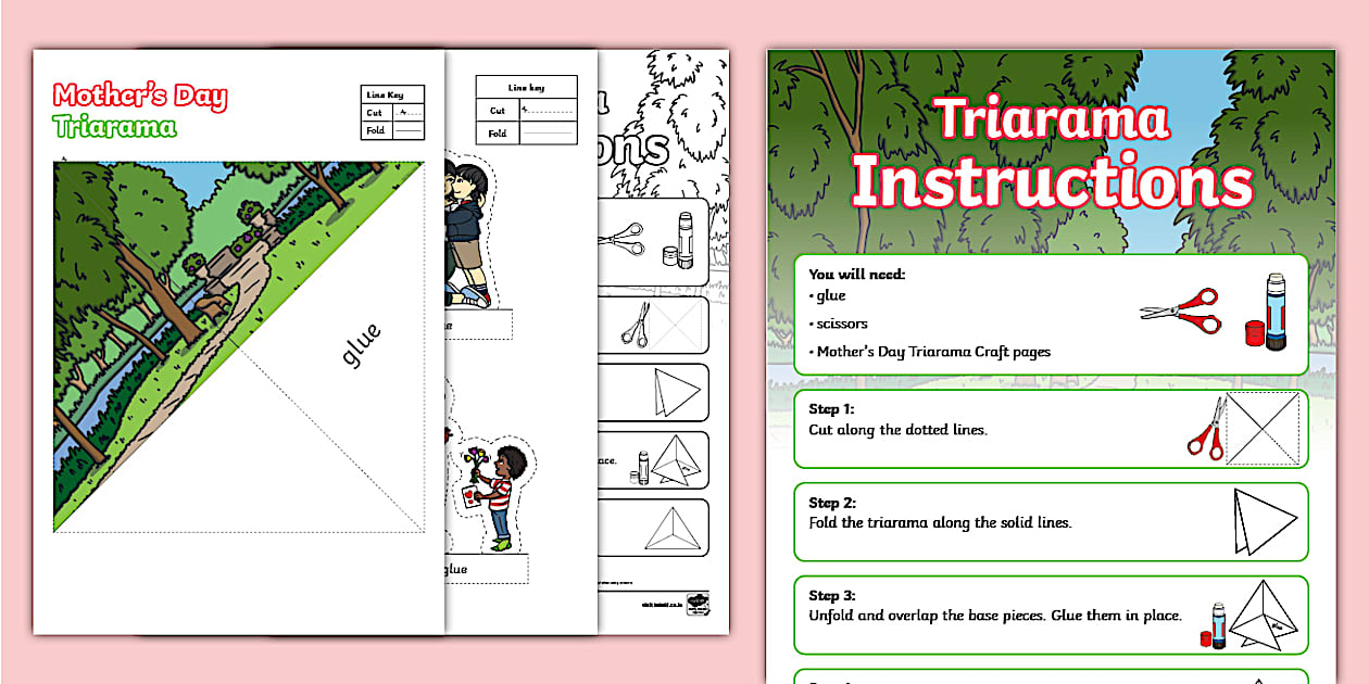 * NEW * Mother's Day Triarama Craft - Twinkl