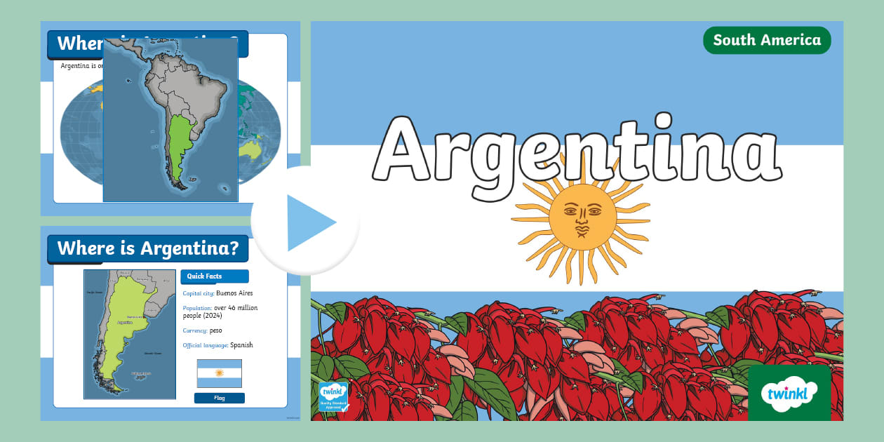 KS1 Argentina PowerPoint (teacher made) - Twinkl
