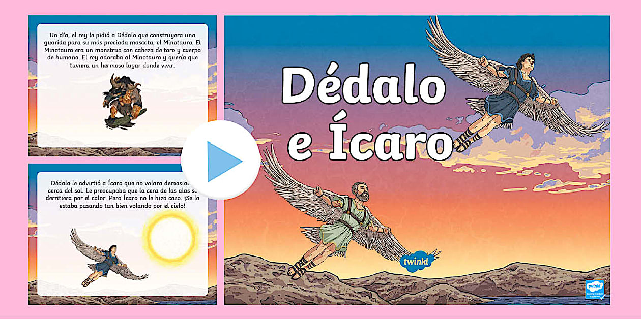 Cuento: Dédalo e Ícaro - Mitos griegos (teacher made)