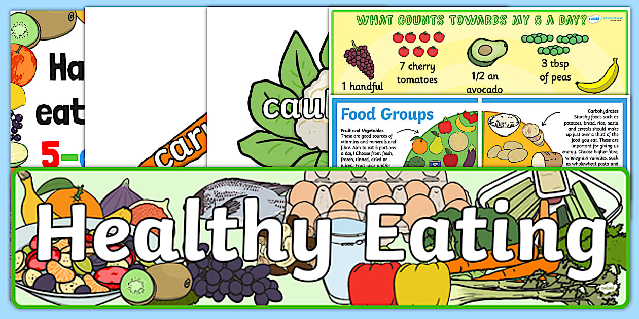 Healthy Eating and Nutrition Whole School Display Pack