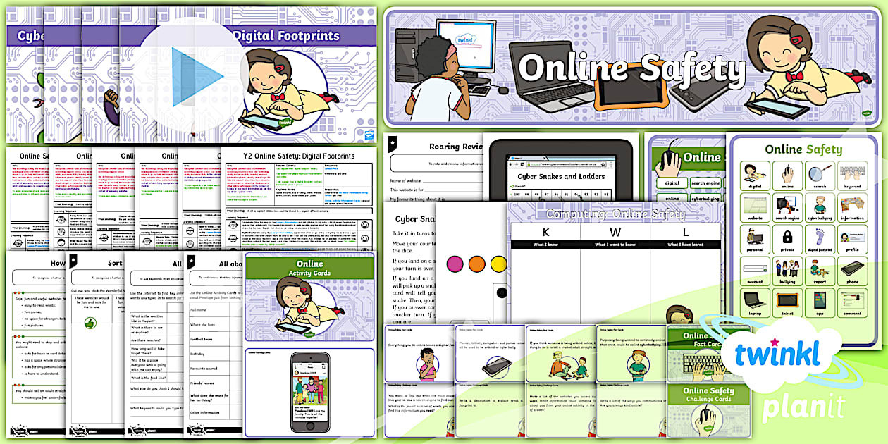 Teach ICT Website Safety | Year 2 Computing (teacher made)