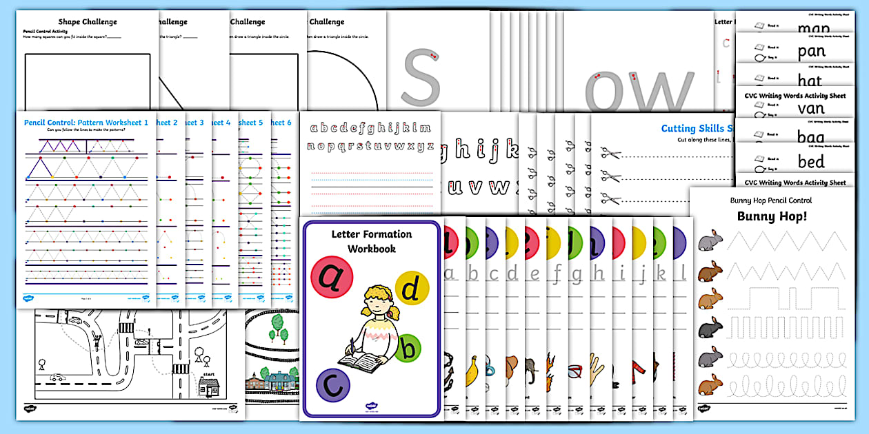 Parents Fine Motor Skills and Pencil Control Pack - Twinkl