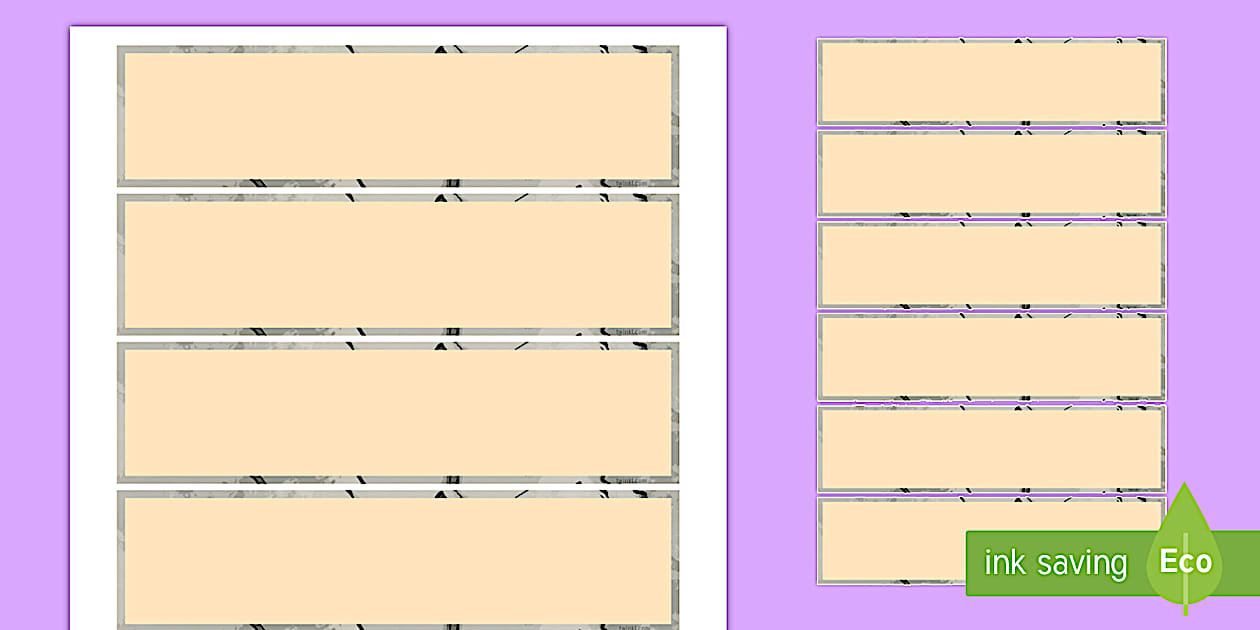 Amazing Stone Age Tray Labels - Amazing Stone Age Tray Labels