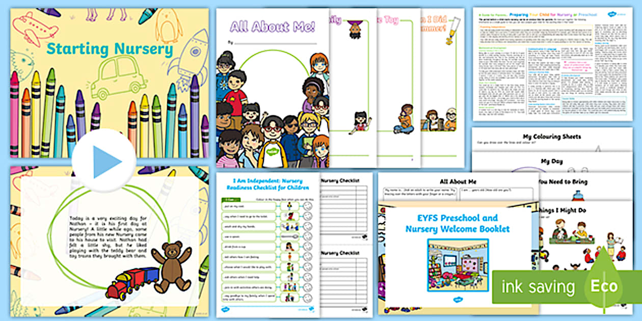 New Nursery Starters Parent Induction Meeting Preparation Resource Pack
