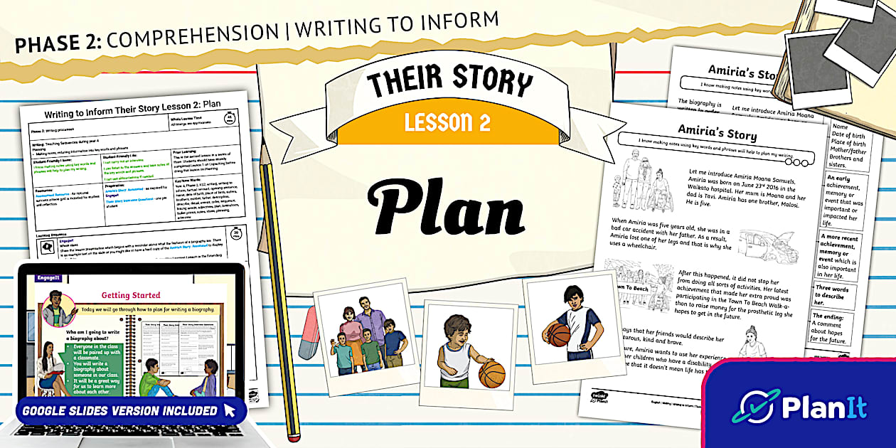 Year 4 Biography Writing Lesson Pack