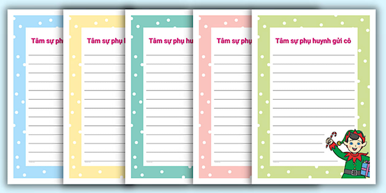 Phiếu Tâm Sự Phụ Huynh Gửi Cô Cho Ngày Họp Phụ Huynh