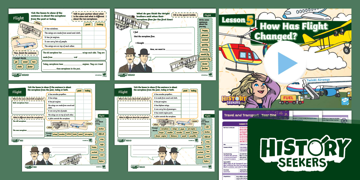 KS1 History Seekers: Travel & Transport Lesson 5