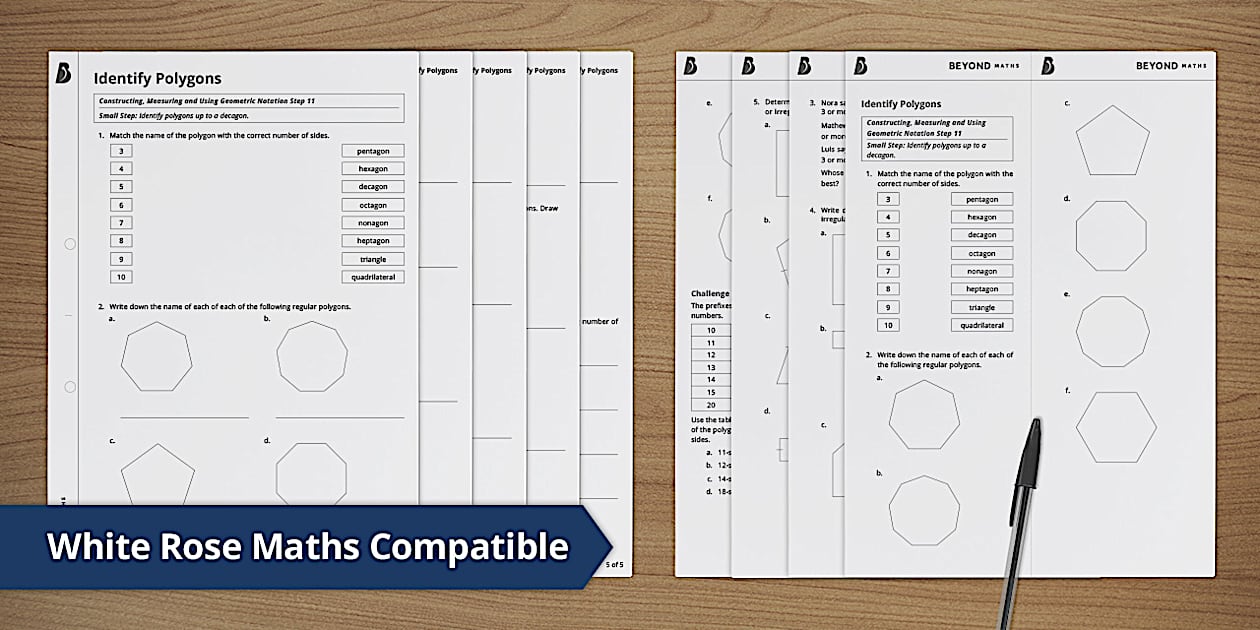 👉 Identify Polygons (Teacher-Made) - Twinkl