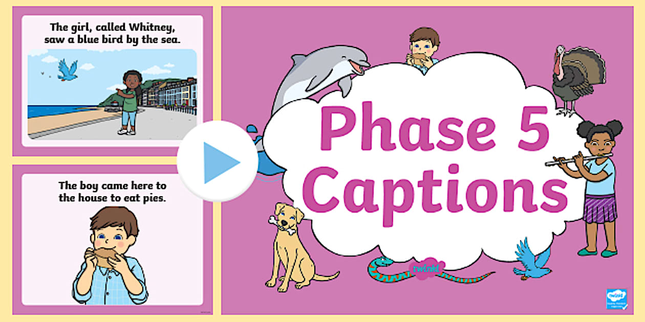 Phase 5 Captions PowerPoint (Teacher-Made) - Twinkl