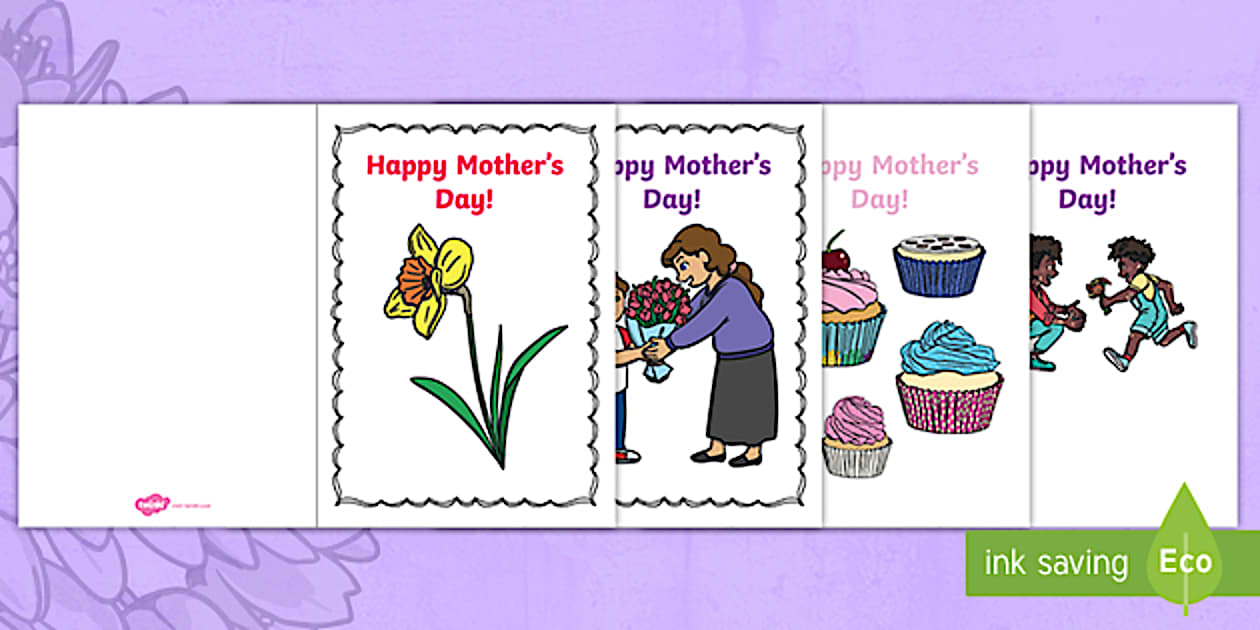 Mother's Day Templates (Printable) - Card Templates