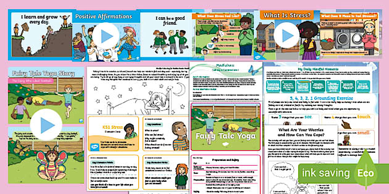 Stress Awareness Month Activity Pack| Wellbeing | Twinkl