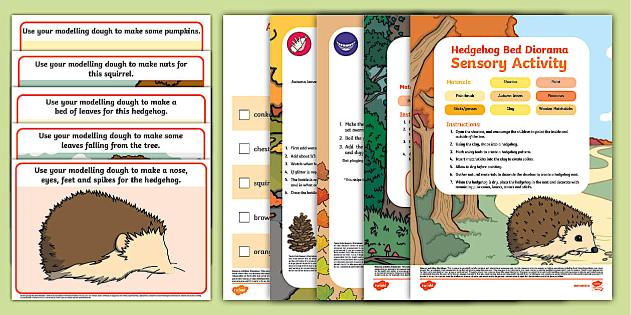 KS1 Autumn-Themed Sensory Activities SEN Resource Pack