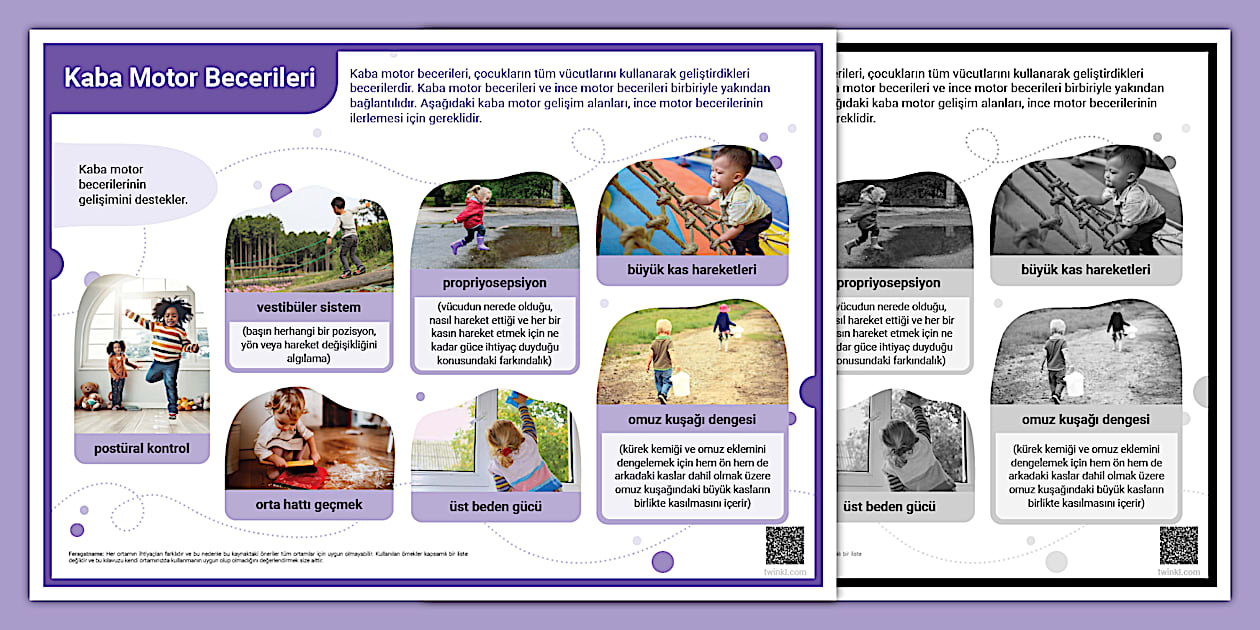 Kaba Motor Beceriler İnce Motor Becerilerinin Geliştirilmesi