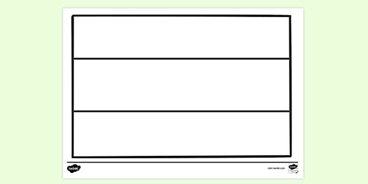 Austrian flag Colouring Sheet | Colouring Sheets - Twinkl