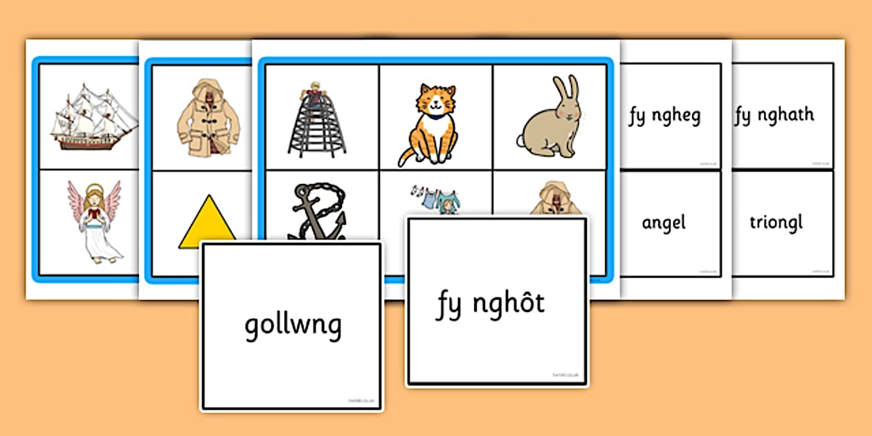 Editable Welsh Ng Bingo Game (teacher made) - Twinkl