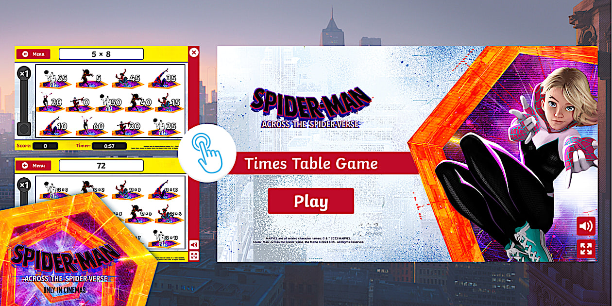 FREE! - Spider-Man™: Times Tables Game (Teacher-Made)