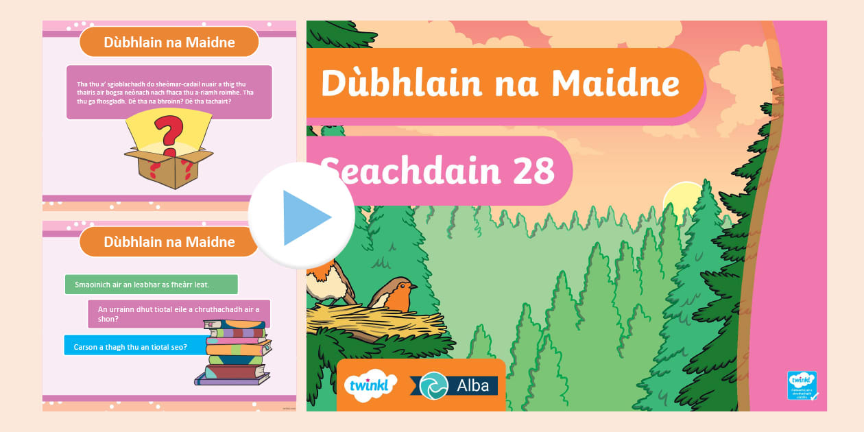 Dùbhlain na Maidne: Seachdain 28 (teacher made) - Twinkl