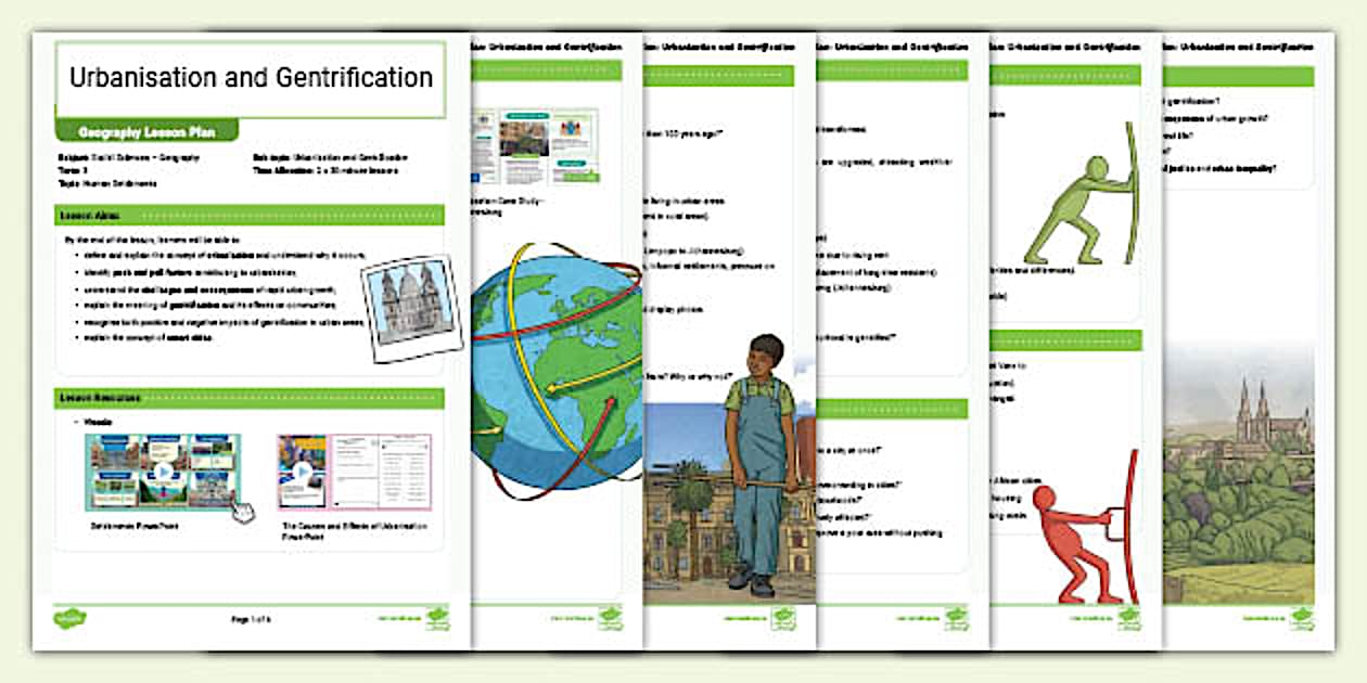 Grade 8 Lesson Plan: Urbanisation and Gentrification
