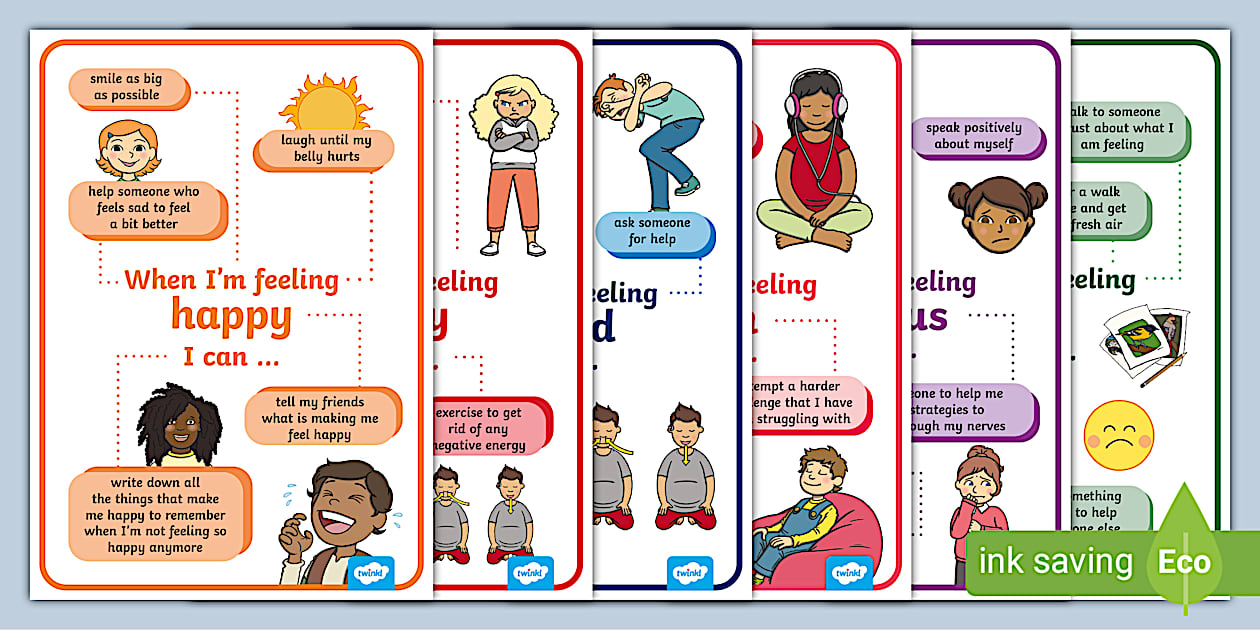 Self-Regulation Coping Strategies Posters - Twinkl