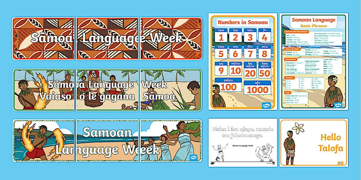 Samoa Language Week Display Pack (teacher made) - Twinkl