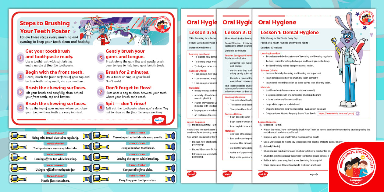 Oral Hygiene Science Lesson Pack