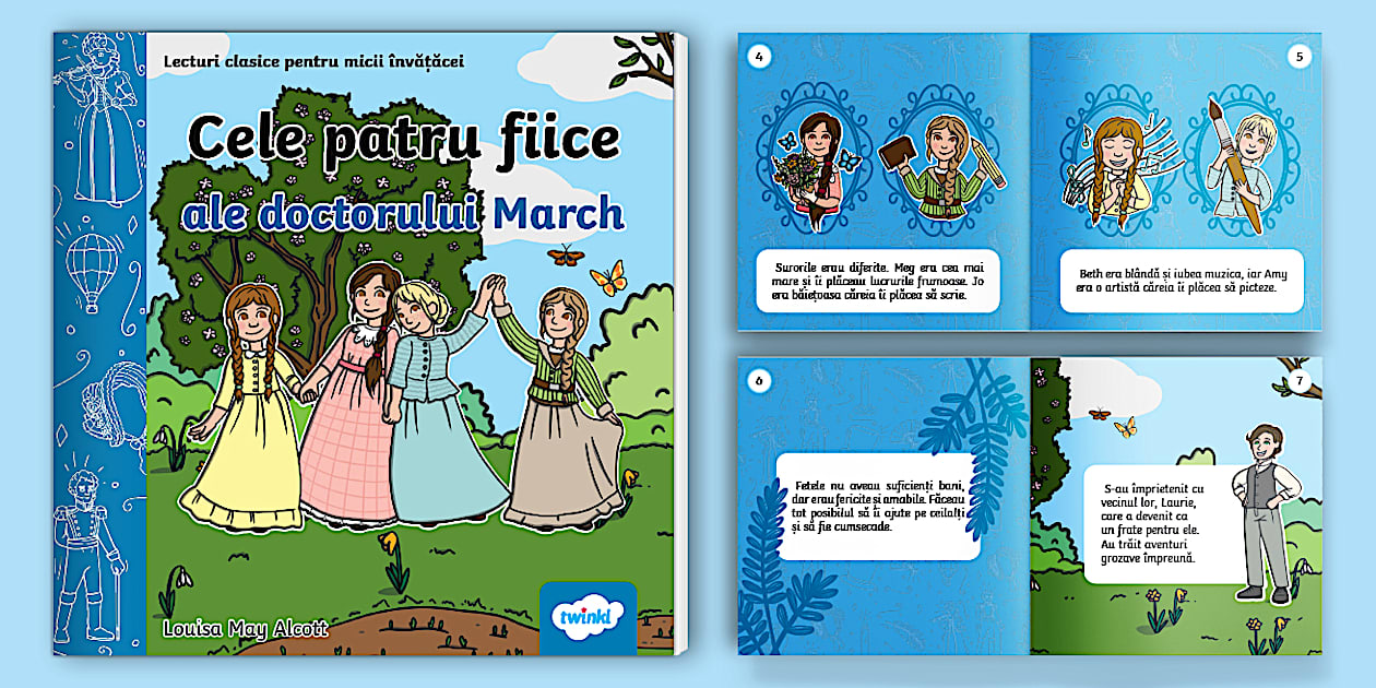 Cele patru fiice ale doctorului March – eBook - Twinkl