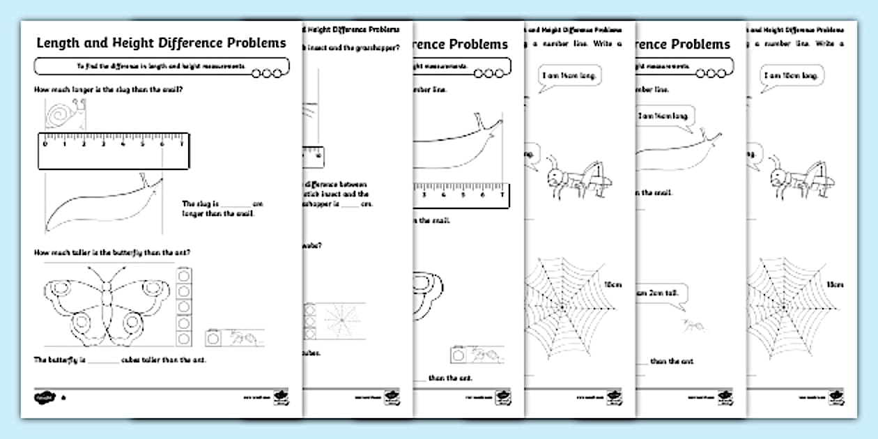 👉 PlanIt Maths Length and Height Difference Problems