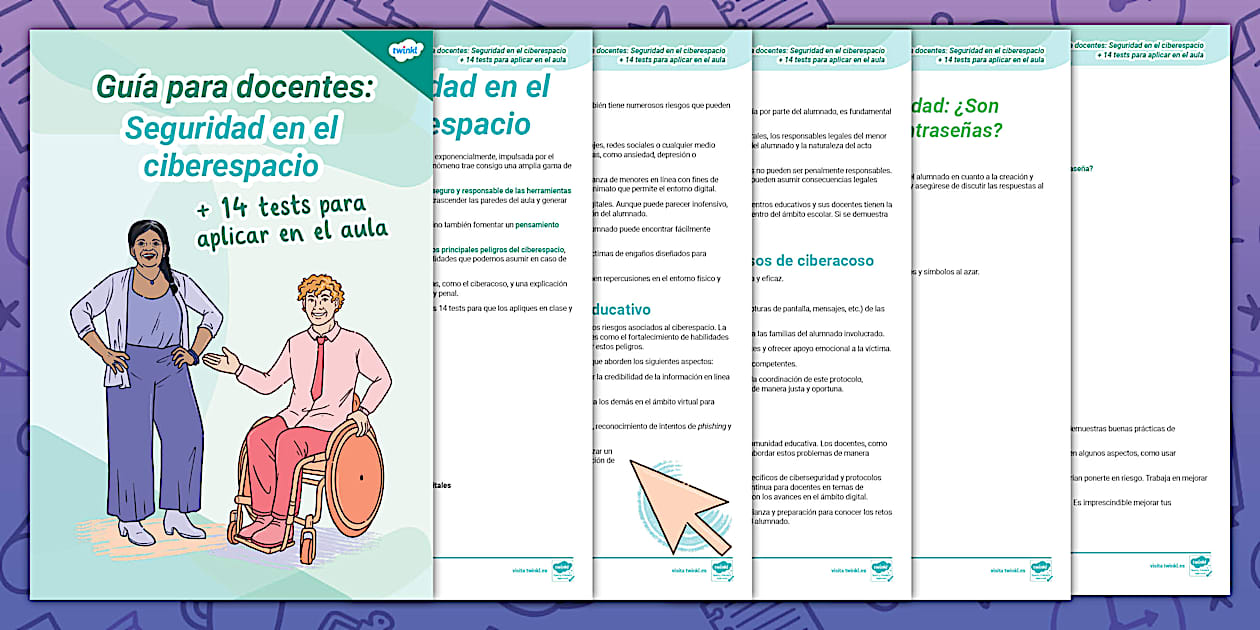 Guía Para Docentes Seguridad En El Ciberespacio 14 Tests Para